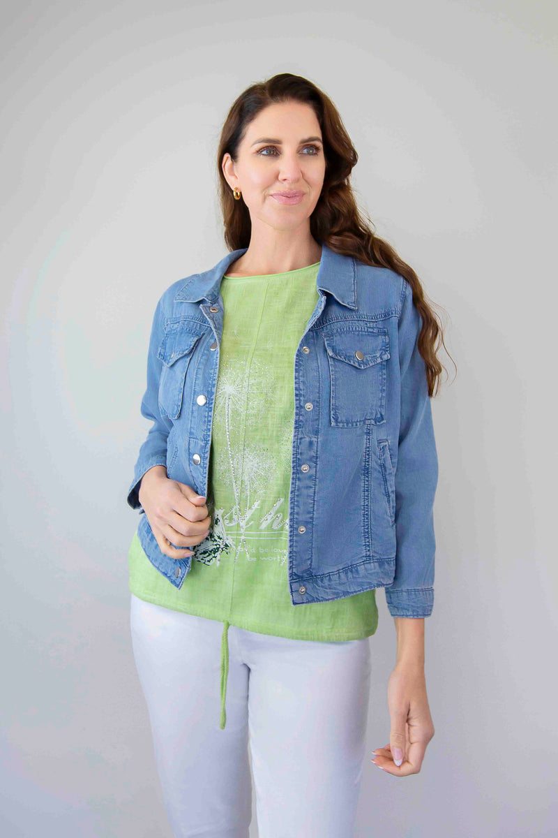 Larosela Pockets Jean Jacket – Merric