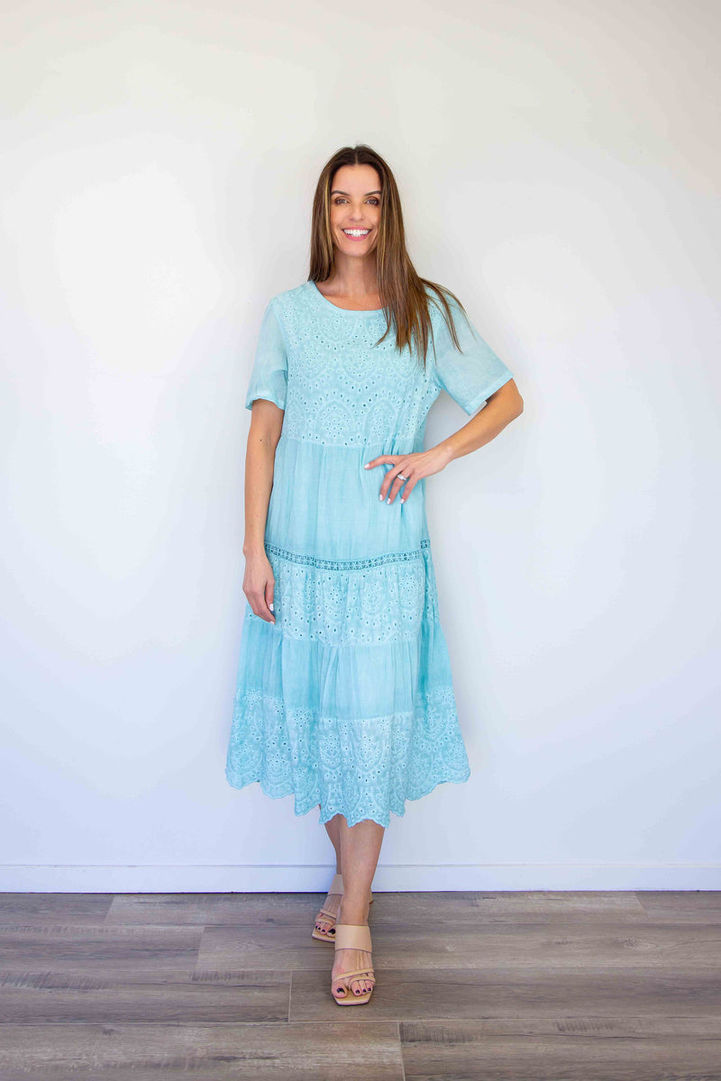 FairyTern Knitted Printed Dress – Merric