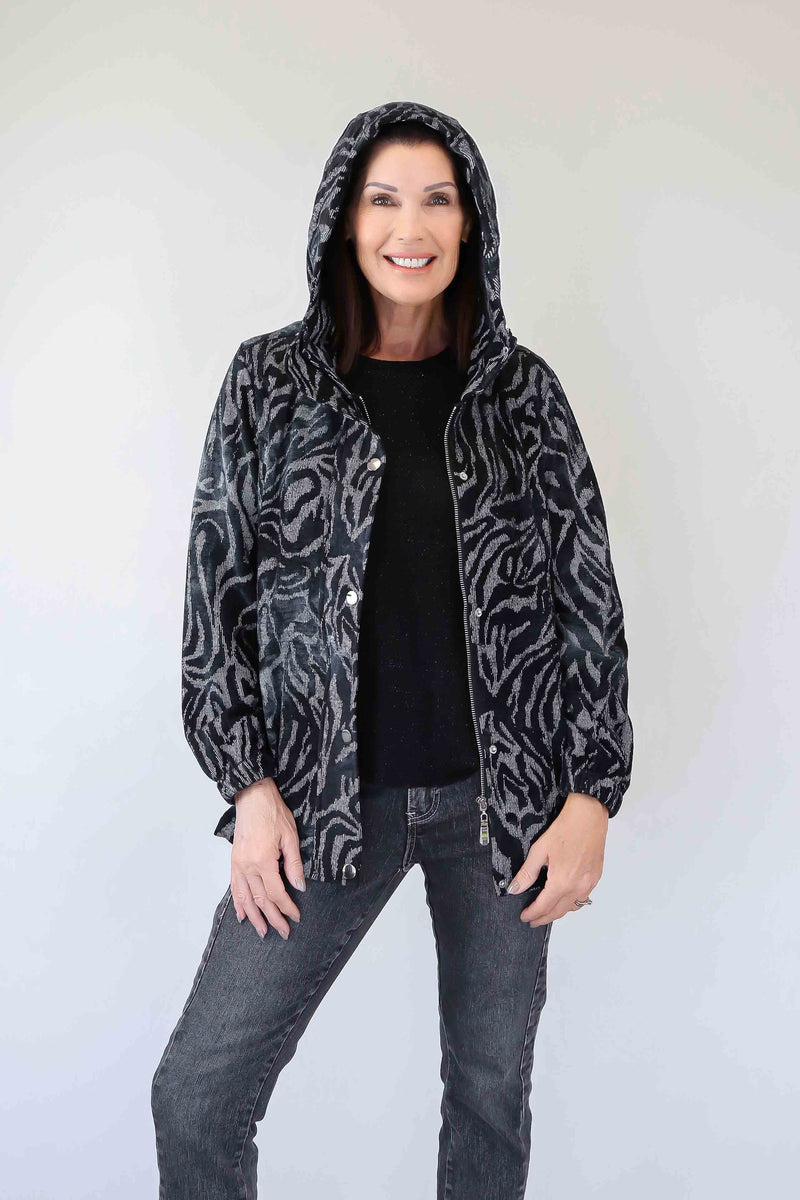 Merric Tie Dye Corduroy Look Jacket