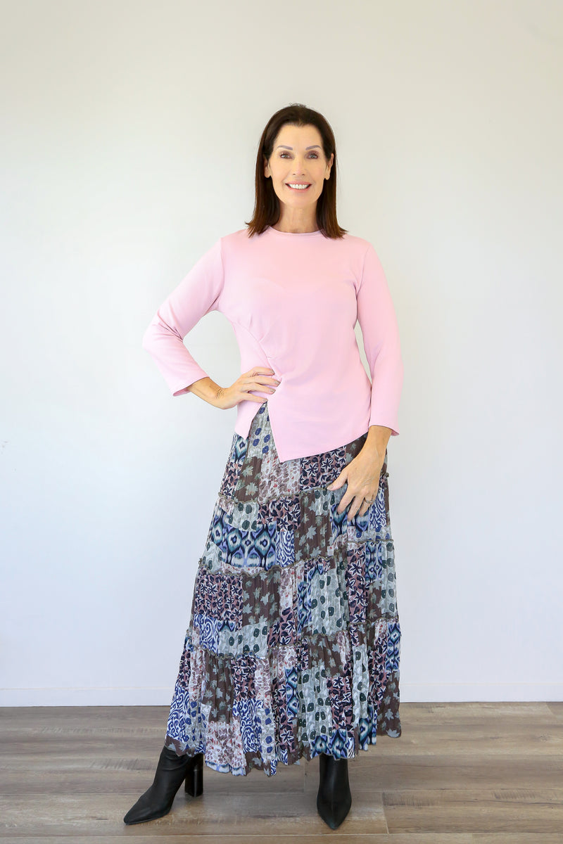 Merric Knitted Crushed Front Top