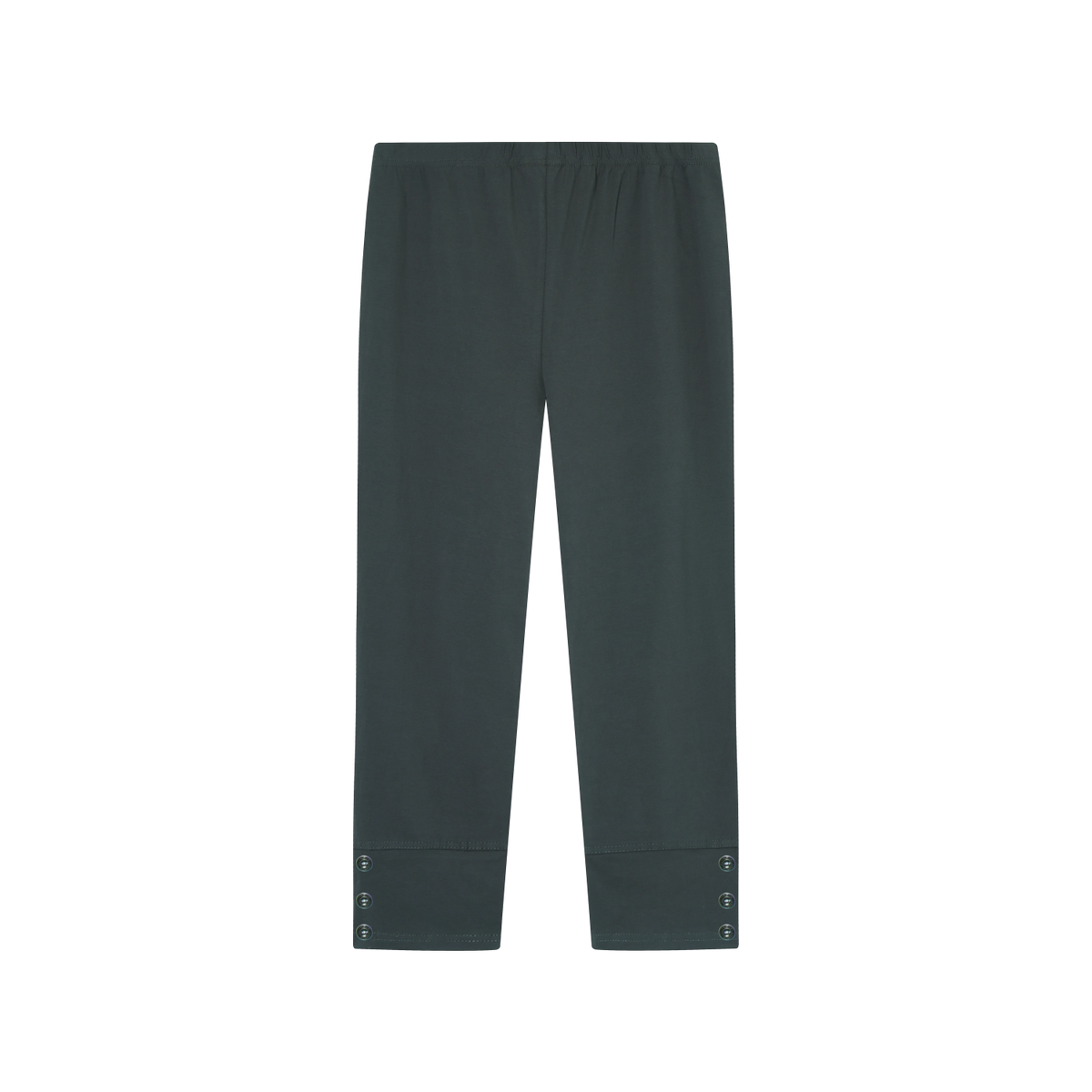 Merric Elastic Waist 95%Cotton Pants With Back Pockets